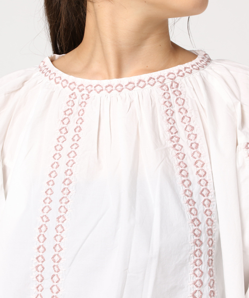 SHIPS for women（シップスフォーウィメン）の「ne Quittez pas:エンブロイダリーロングスリーブブラウス（シャツ ...