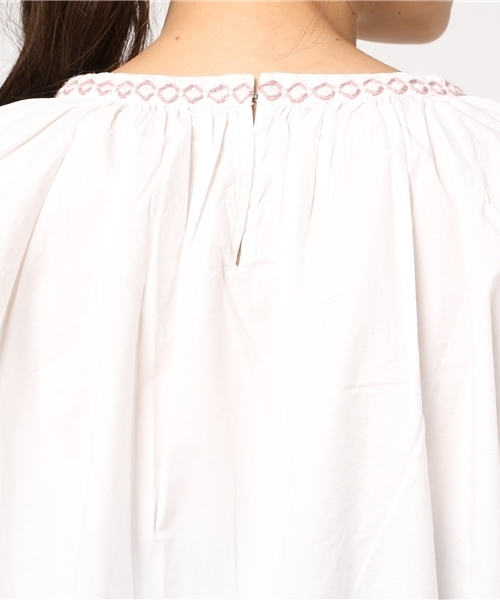 SHIPS for women（シップスフォーウィメン）の「ne Quittez pas:エンブロイダリーロングスリーブブラウス（シャツ ...