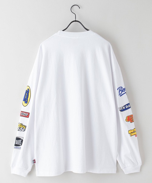 BEN DAVIS（ベンデイビス）の「【BEN DAVIS/ベンデイビス】 袖刺繍 BIGシルエット ロンT（Tシャツ/カットソー）」 - WEAR