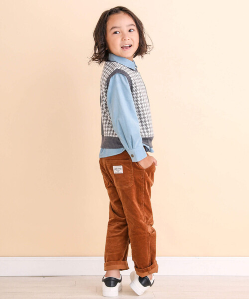 Noeil aime BeBe（ノイユエイムベベ）の「ストレッチコールロングパンツ(80~130cm)（その他パンツ）」 - WEAR