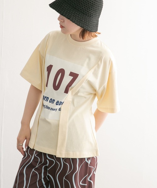 KBF（ケイビーエフ）の「ウエストタックナンバリングTEE（Tシャツ/カットソー）」 - WEAR