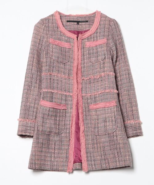 【ブランド古着】ノーカラーコート（ノーカラーコート）｜MERCURYDUO（マーキュリーデュオ）のファッション通販 - ZOZOUSED