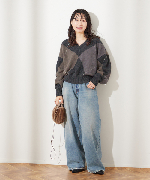 セール】BIG ARGAYLE プルオーバー（ニット/セーター）｜journal