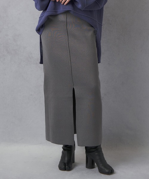 Lull（ルル）の「【Lull / ルル】前後2WAYニットタイトスカート（スカート）」 - WEAR