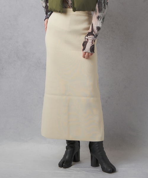 Lull（ルル）の「【Lull / ルル】前後2WAYニットタイトスカート（スカート）」 - WEAR