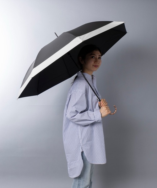 SETUP7（セットアップセブン）の「【SETUP7】バイカラーデザイン UVカット・晴雨兼用・超撥水 長傘 SSB（長傘）」 - WEAR