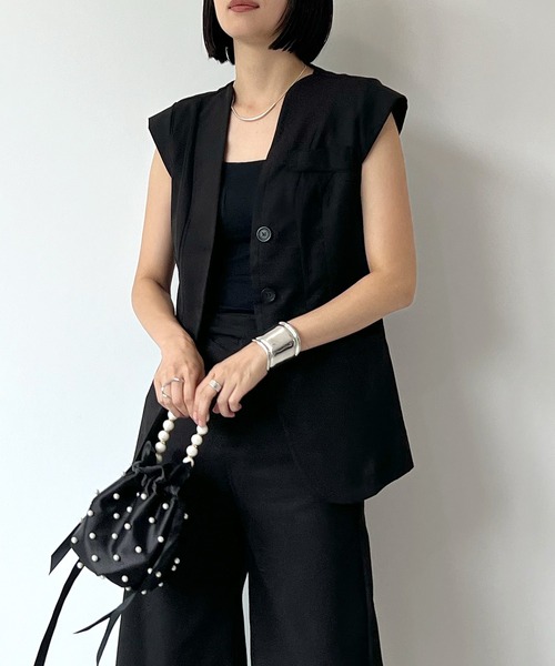 STELLA FISH（ステラフィッシュ）の「（セットアップ）ノーカラージレ（ベスト）」 - WEAR