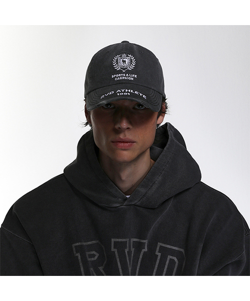(American Casual Campaign) Pigment Damaged Ball Cap (Iron Grey)（キャップ ...