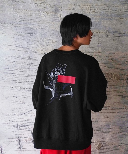 iisy（イージー）の「iisy / TAKE IT iisy オーバーラインフラワースウェット（スウェット）」 - WEAR