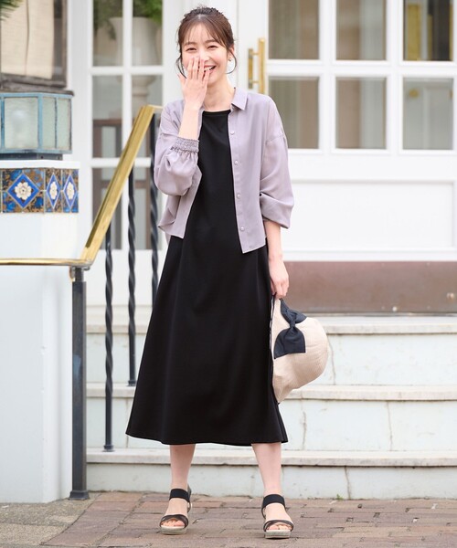 any SiS（エニィスィス）の「【美人百花6月号掲載】2SETシアーシャツ×ワンピース セット（セットアップ）」 - WEAR