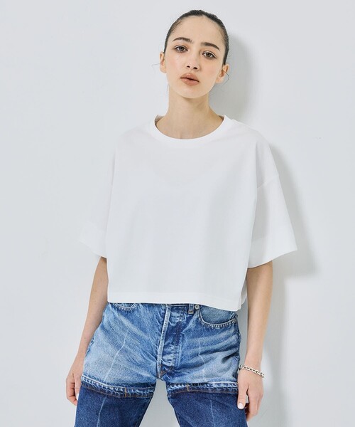 STUDIOUS（ステュディオス）の「【STUDIOUS/ステュディオス】ラグジュアリーコットンTEE（Tシャツ/カットソー）」 - WEAR