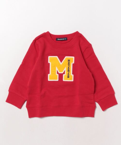 Moujonjon（ムージョンジョン）の「ロゴアップリケ裏毛トレーナー（スウェット）」 - WEAR