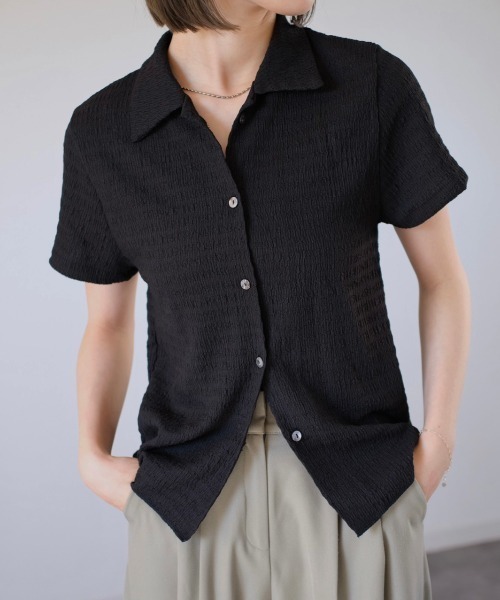Reurie'（レウリィ）の「クラムプリーシャツ / crumply shirt（シャツ/ブラウス）」 - WEAR