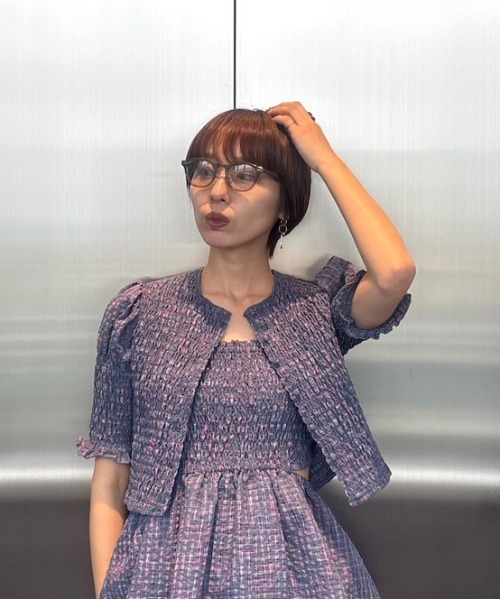 Ameri（アメリ）の「KANEKOOPTICAL × Ameri ACETATE GLASSES（サングラス）」 - WEAR