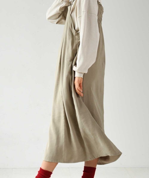 LUPILIEN（ルピリアン）の「ウォッシュツイルポリレーヨンキャミワンピース（ワンピース）」 - WEAR