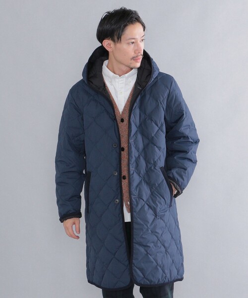 TAION（タイオン）の「*【SHIPS別注】TAION: ダウン キルティング フード コート（ダウンジャケット/コート）」 - WEAR