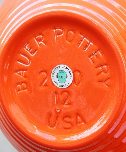 BAUER POTTERY（バウアーポッタリー）の「BAUER POTTERY/バウアーポッタリー Bauer Classic Style Mixing Bowl #12 ボウル（食器 ...