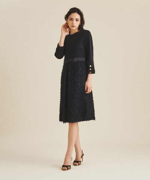 GRACE CLASS（グレースクラス）の「ツイードコンビワンピース（ドレス）」 - WEAR