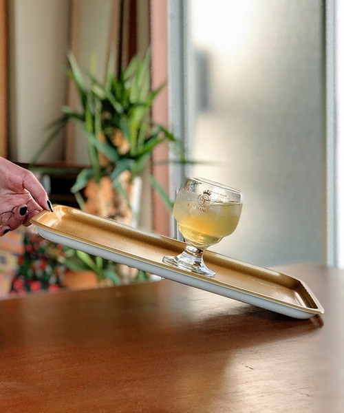 tradition acoustic. / トラディション アコースティック】 日本製 43cm メタリック 滑り止め マルチ トレー ...