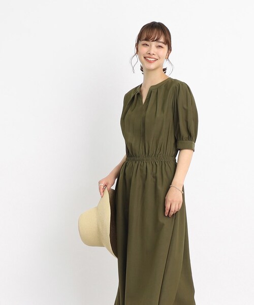 DRESKIP（ドレスキップ）の「【1枚でさらりと 】お出かけに着ていきたい！ レディーなスキッパーワンピース（ワンピース）」 - WEAR