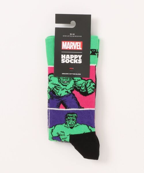 MARVEL Avengers The Hulk Sock / マーベル アベンジャーズ ハルク（ソックス/靴下）｜Happy Socks ...