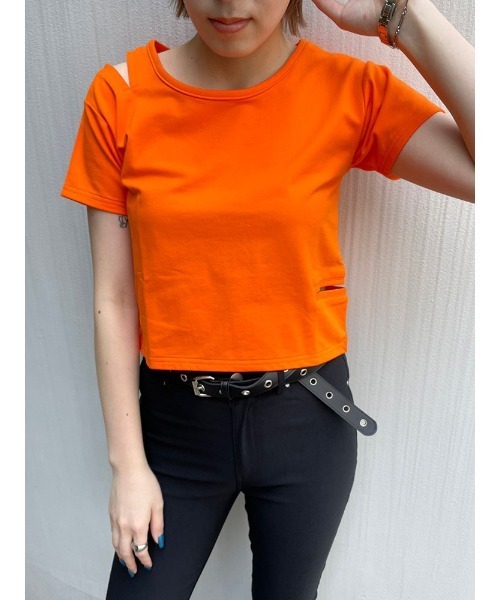 ENVYM（アンビー）の「カッティングTee（Tシャツ/カットソー）」 - WEAR