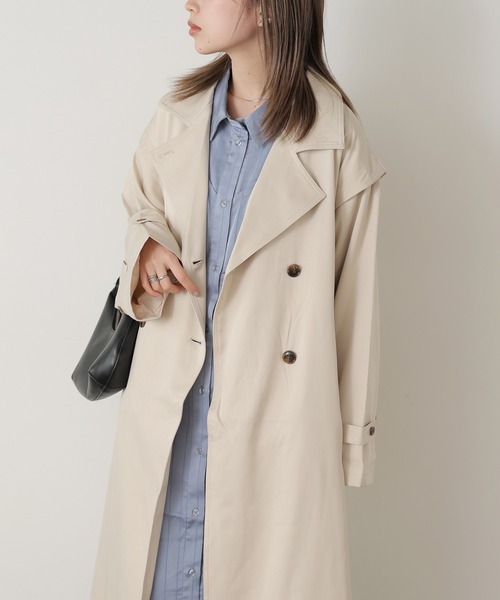 AO2（アオズ）の「Removable sleeve 2-way trench coat / 袖取り外し 2WAYトレンチコート ロング ...