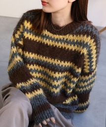 マルチボーダー ニット」に該当するレディースファッション通販 - ZOZOTOWN