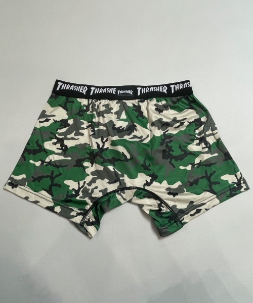 THRASHER（スラッシャー）の「WEB限定 THRASHER BOXER TRUNKS/スラッシャー ボクサーパンツ（ボクサーパンツ ...