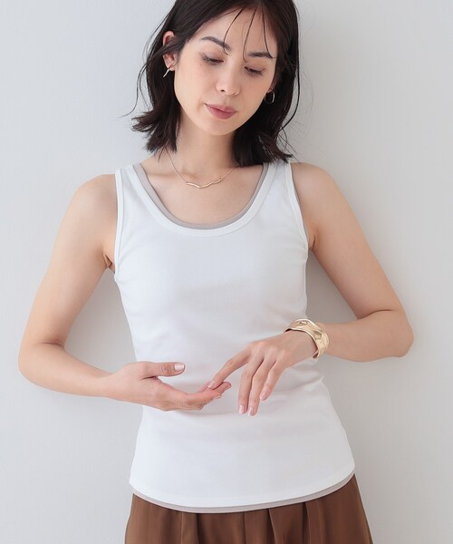 INDIVI（インディヴィ）の「【洗える／前後2WAY】インナータンクトップ（タンクトップ）」 - WEAR