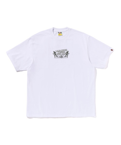 BAPE SLOGAN RELAXED FIT TEE（Tシャツ/カットソー）｜A BATHING APE（アベイシングエイプ）のファッション ...