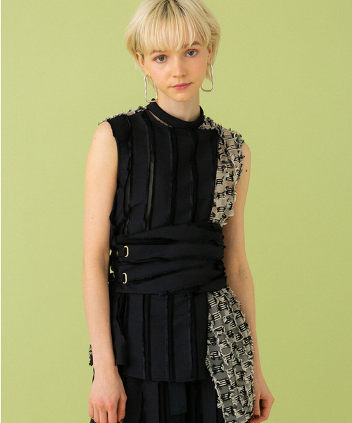 UNITED TOKYO（ユナイテッドトウキョウ）の「ドミノカットジャガードブラウス（シャツ/ブラウス）」 - WEAR