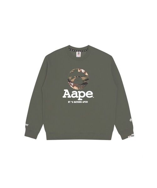 AAPE BY A BATHING APE（エーエイプバイアベイシングエイプ）の「AAPE Basic CREW NECK SWEATER（スウェット）」 - WEAR