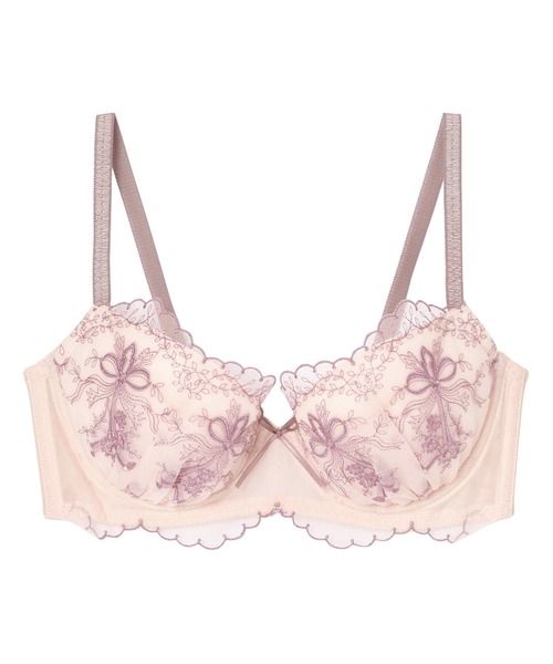 【セール】AMPHI【脇すっきり寄せる】オーナメントモチーフ×エンブロイダリーレース ブラジャー B-Ccup（ブラジャー）｜AMPHI（アンフィ）のファッション通販 - ZOZOTOWN
