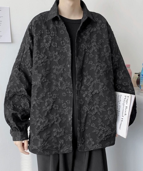 Theater code（シアターコード）の「emboss flower design shirt/エンボス フラワーデザイン シャツ 総柄 ...