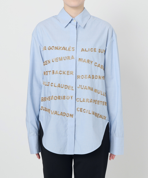 セール】mii ミィ HAND EMBROIDERED シャツ 17/SHIRTS（シャツ