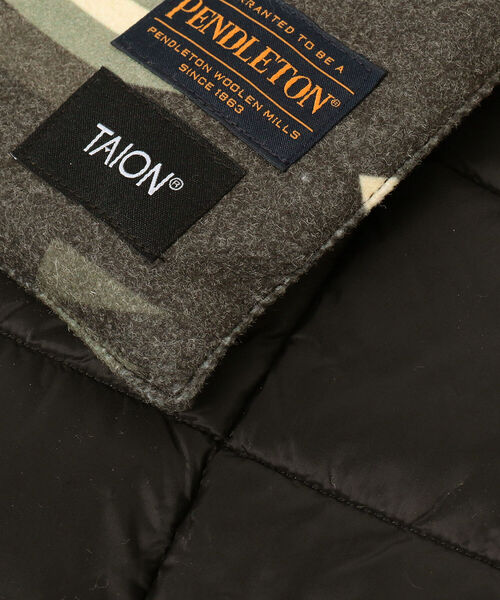 TAION（タイオン）の「PENDLETON × TAION / リバーシブル マフラー（マフラー）」 - WEAR