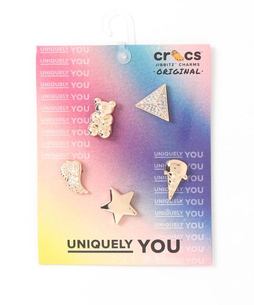 クロックス ゴールド アイコン 5 パック シューズアクセサリー / crocs Gold Icons 5 Pack（シューズアクセサリー ...