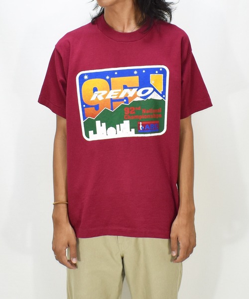 【ヴィンテージ古着】95's RENO ABC NATIONAL CHAMPIONSHIP プリントTシャツ USA製（Tシャツ/カットソー ...