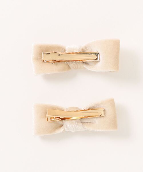 whim（ウィム）の「Velvet ribbon hair pin（ヘアピン）」 - WEAR