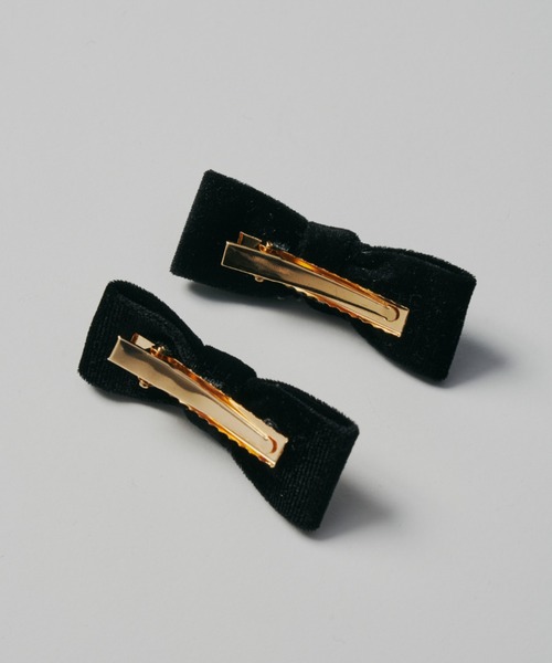 whim（ウィム）の「Velvet ribbon hair pin（ヘアピン）」 - WEAR
