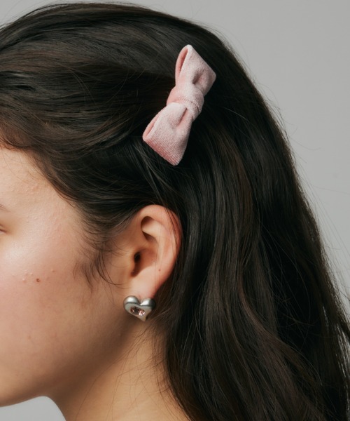 whim（ウィム）の「Velvet ribbon hair pin（ヘアピン）」 - WEAR