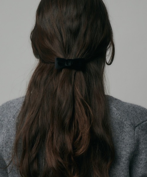 whim（ウィム）の「Velvet ribbon hair pin（ヘアピン）」 - WEAR
