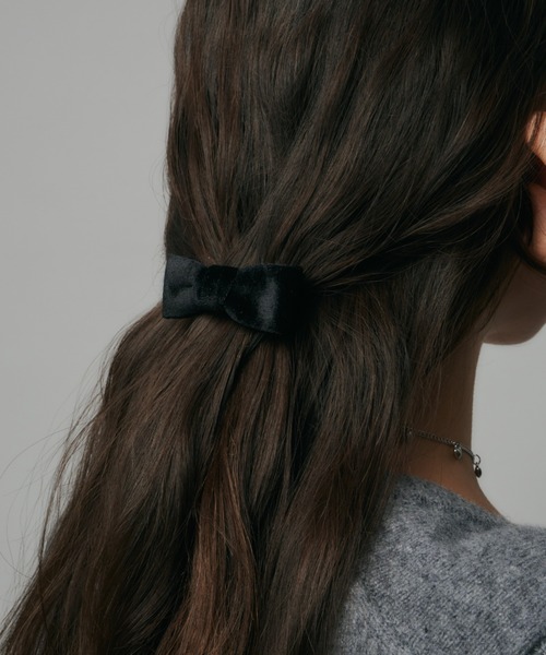 whim（ウィム）の「Velvet ribbon hair pin（ヘアピン）」 - WEAR