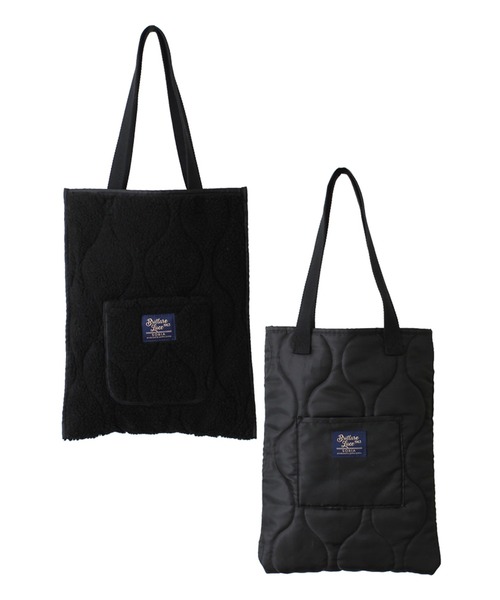 SETUP7（セットアップセブン）の「【SETUP7】リバーシブルキルトボアトート SNBD（トートバッグ）」 - WEAR