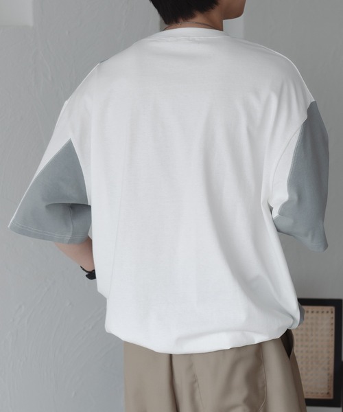 epnok（エプノック）の「カーブパネリングTee（Tシャツ/カットソー）」 - WEAR