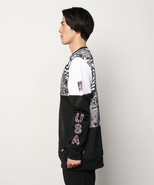 VOLCOM（ボルコム）の「USST LET IT STORM CREW FLEECE（スウェット）」 - WEAR