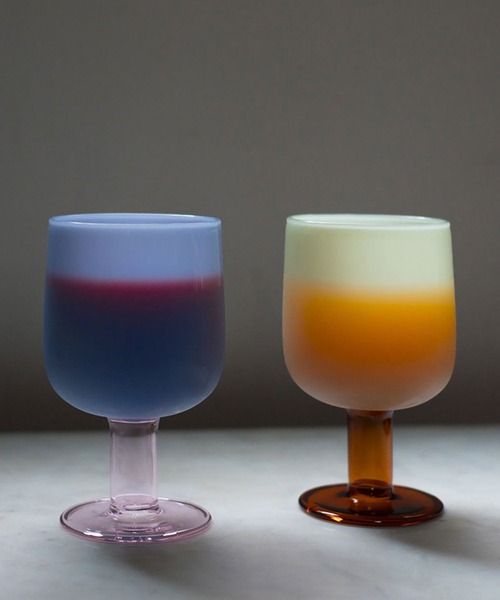 amabro（アマブロ）の「amabro TWO TONE WINE GLASS アマブロ ツートーン ワイングラス（グラス/マグカップ/タンブラー）」 - WEAR