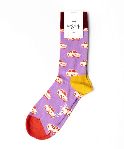 Happy Socks（ハッピーソックス）の「★HAPPY SOCKS★CARデザインソックス（ソックス/靴下）」 - WEAR