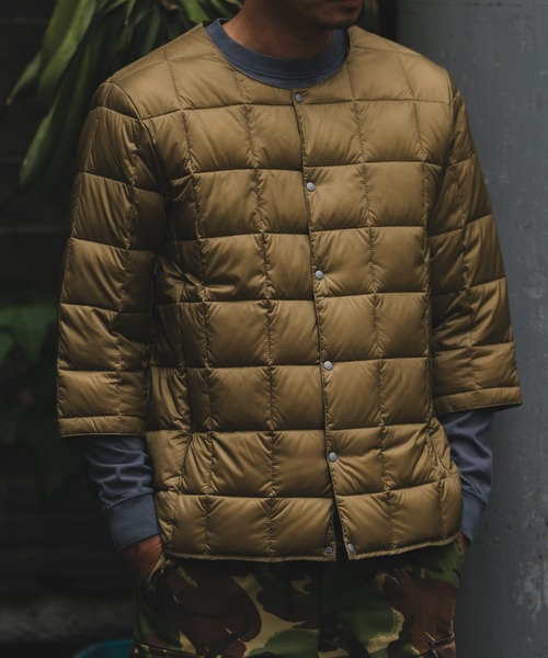 TAION（タイオン）の「【 TAION / タイオン 】 七分袖 クルーネックダウン crew neck down TAION-014 ...